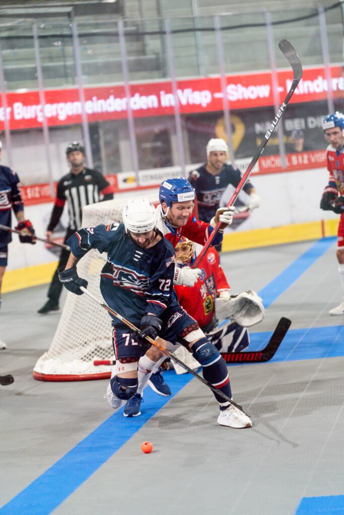 USA Men's Semi-Final vs Czechia - USA Ball Hockey